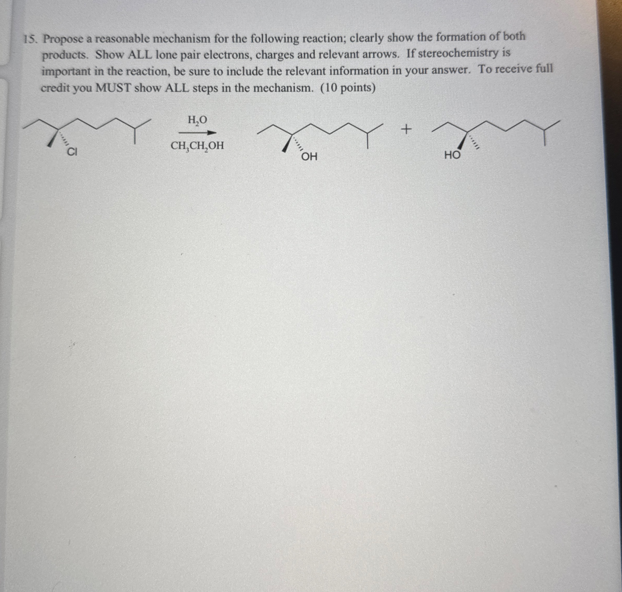 Solved Propose a reasonable mechanism for the following | Chegg.com