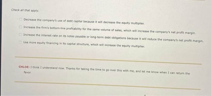 Solved 8. An analysis of company performance using DuPont | Chegg.com