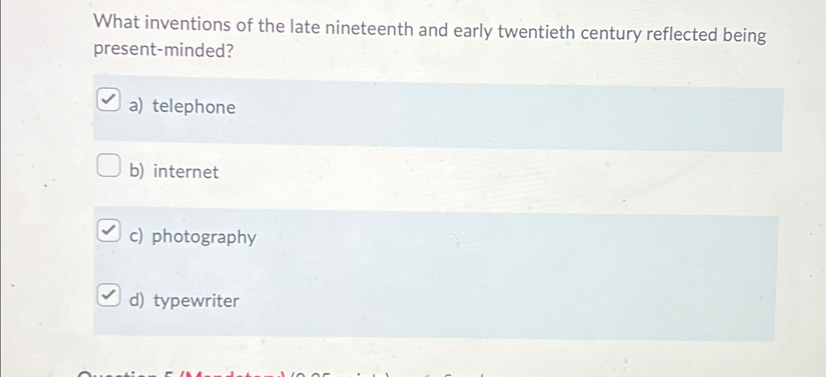 Solved What inventions of the late nineteenth and early | Chegg.com