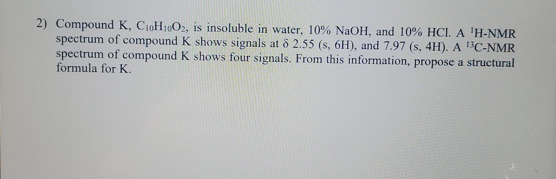 High Quality SOLUTION Compound K,C10H10O2, ﻿is insoluble in water, 10 ...