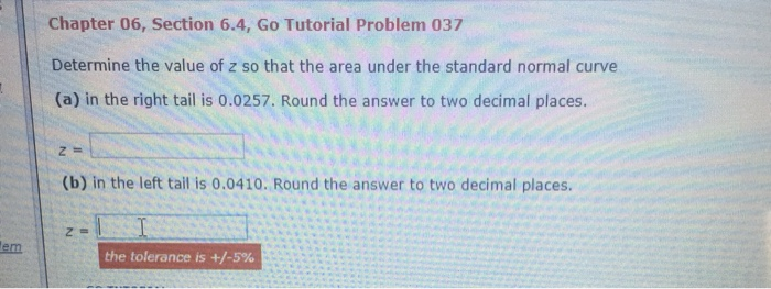 Solved Chapter 06, Section 6.4, Go Tutorial Problem 037 | Chegg.com