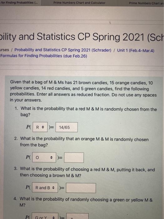 Solved 1. What is the probability that a red M & M is | Chegg.com