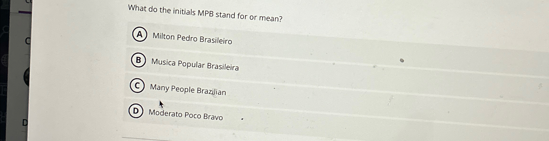 Solved What do the initials MPB stand for or mean?Milton | Chegg.com