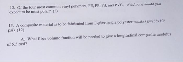 Solved S. A DSC loop scan gives the plot below for a polymer | Chegg.com