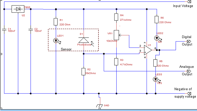Solved Discuss the limitations the photo-sensor circuit of | Chegg.com