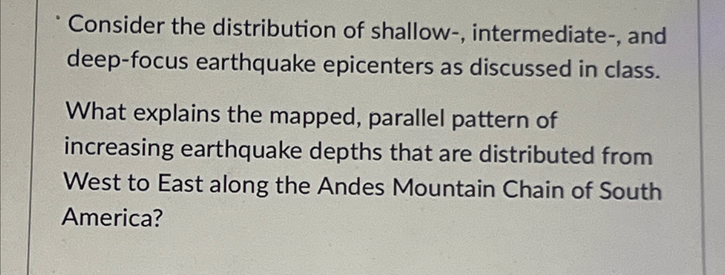Solved Consider the distribution of shallow-, | Chegg.com