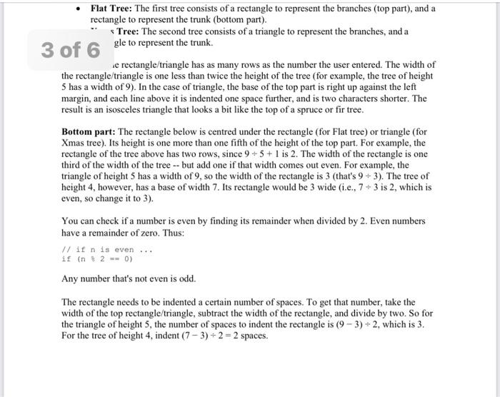Solved Tree Structures (Nested loops) Summary Write a | Chegg.com