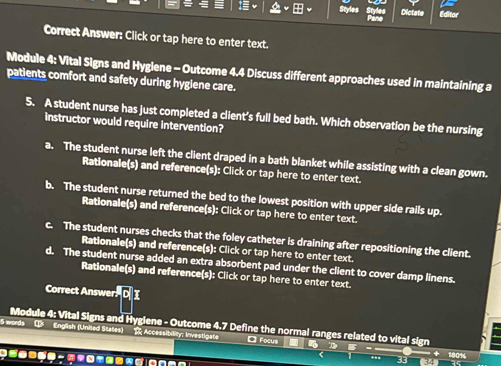 Solved Correct Answer: Click or tap here to enter | Chegg.com