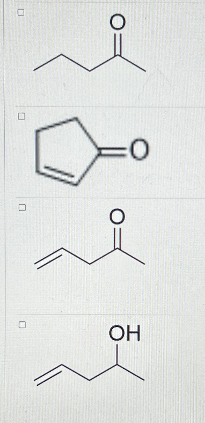 Solved Which of the following constitutional isomers? | Chegg.com