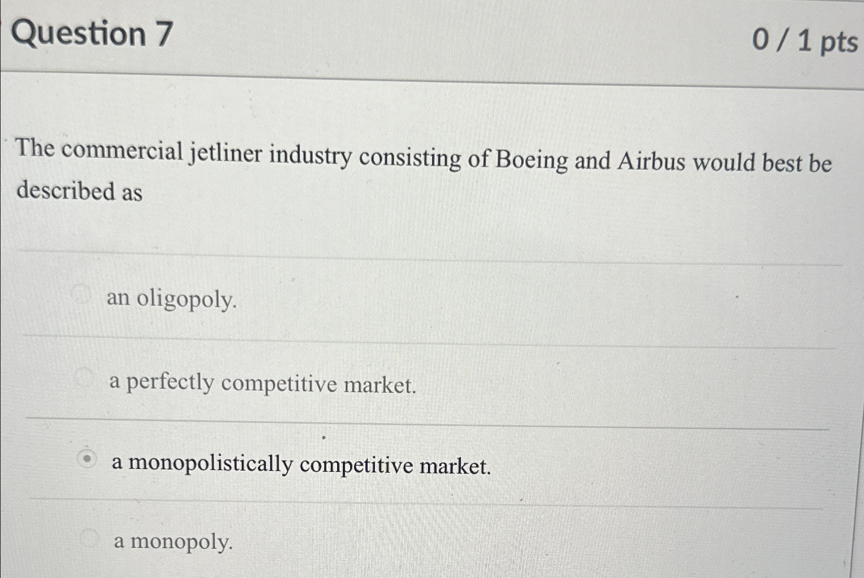 Solved Question 701 ptsThe commercial jetliner industry | Chegg.com Solved Question 701 ptsThe commercial jetliner industry | Chegg.com