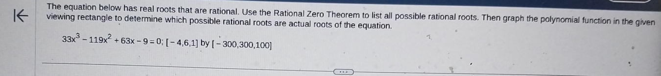 Solved The equation below has real roots that are rational. | Chegg.com