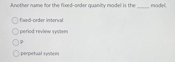 Solved The single-period model best applies to inventory | Chegg.com