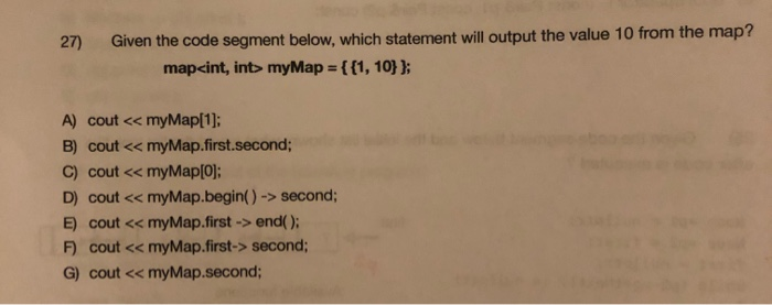 Solved 25) Given the code segment below and the initial list | Chegg.com