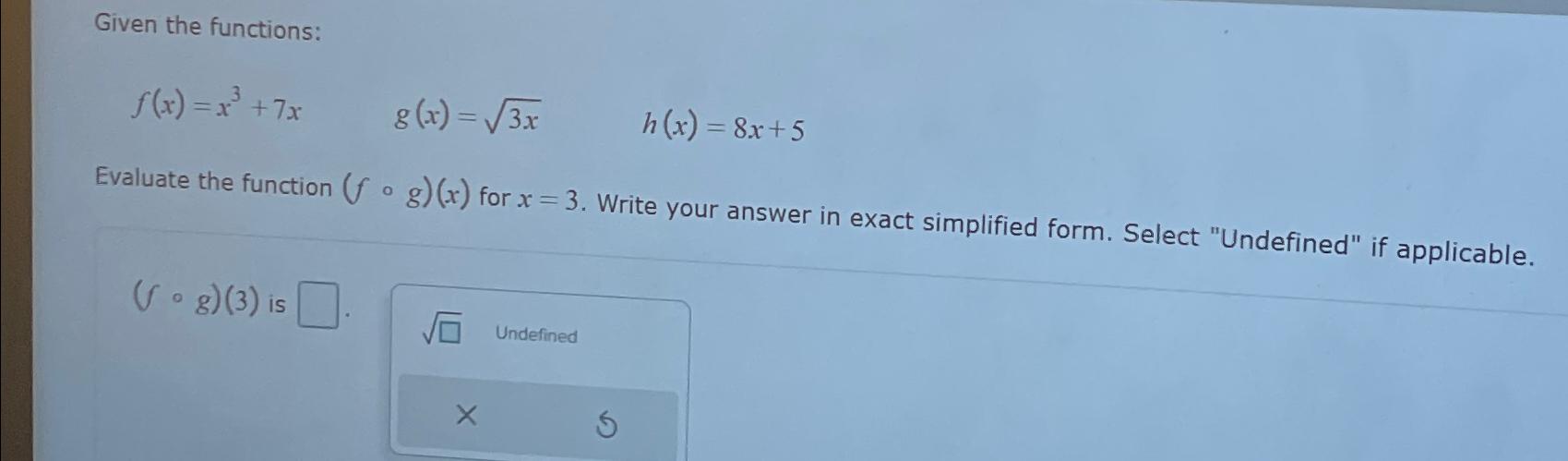 Solved Given the | Chegg.com