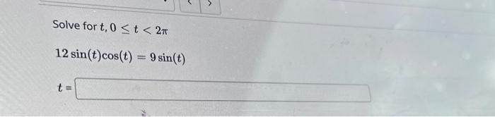 Solved Solve 7cos(3x)=2 for the smallest three positive | Chegg.com
