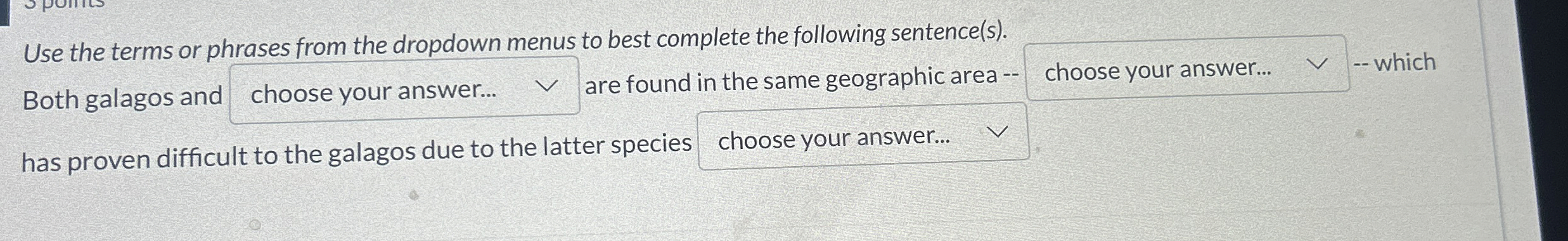 Solved Use the terms or phrases from the dropdown menus to | Chegg.com