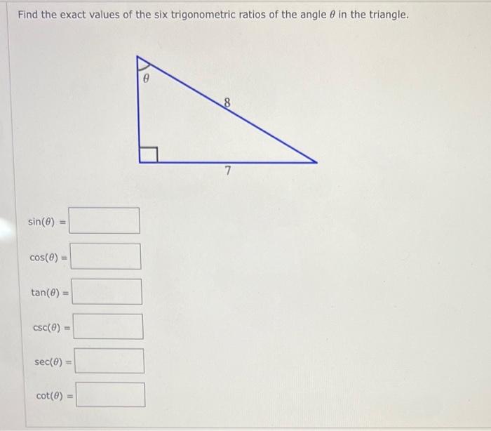 [solved] Please Show Work Thanks Find The Exact Values Of
