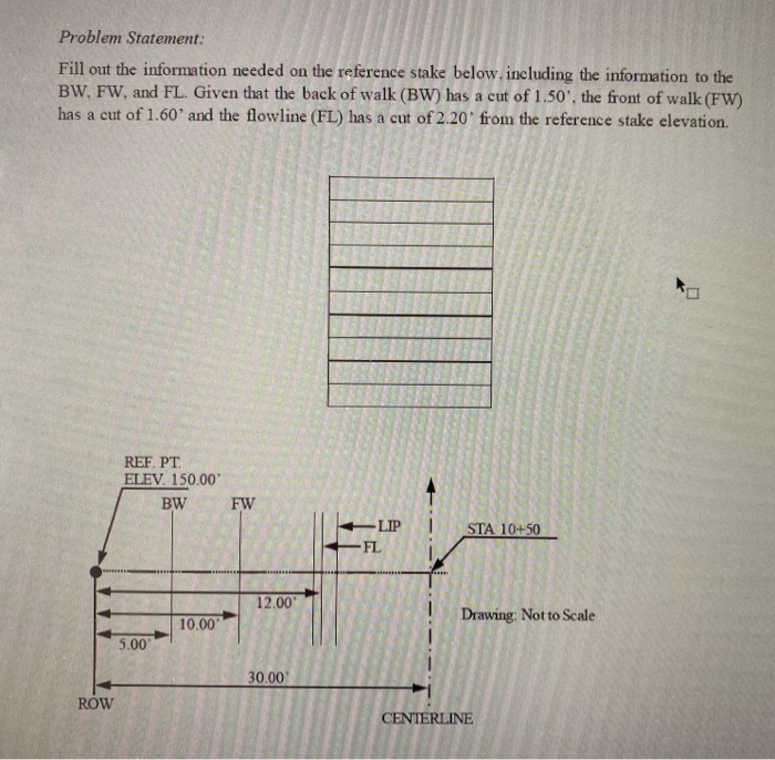 Problem Statement: Fill out the information needed on | Chegg.com
