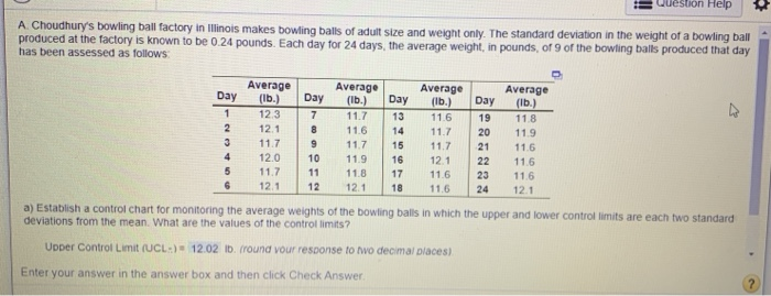 Solved What is the UCL? what is the LCL? B) If three | Chegg.com