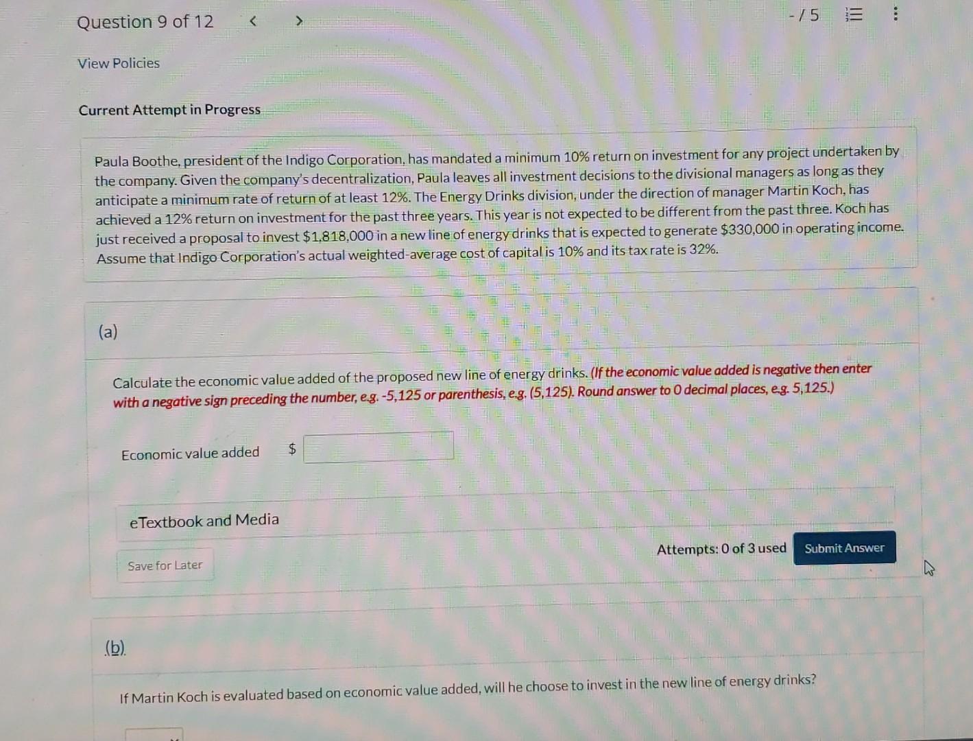 Solved Paula Boothe, president of the Indigo Corporation, | Chegg.com