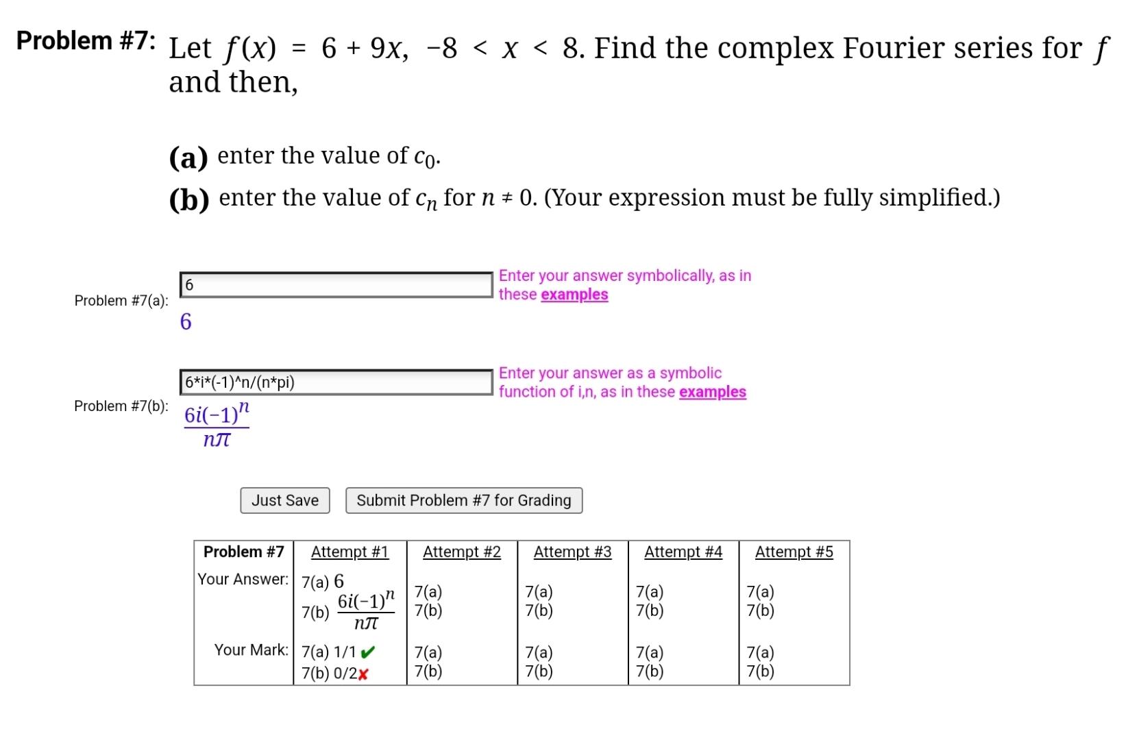 Solved Problem #7: Let | Chegg.com