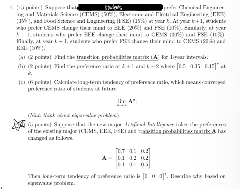 Solved (15 ﻿points) ﻿Suppose that ﻿prefer Chemical | Chegg.com