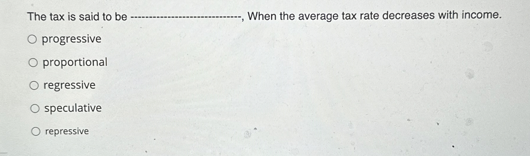 Solved The tax is said to be q, ﻿When the average tax rate | Chegg.com