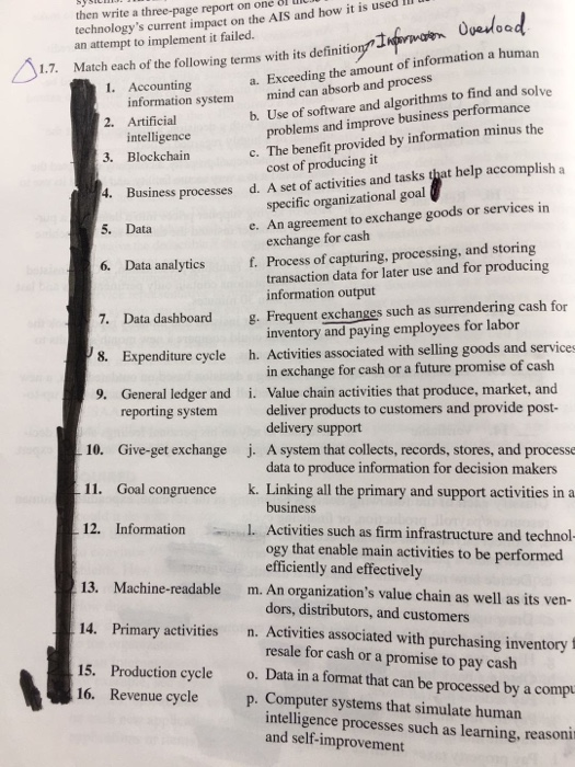 Solved then write a three-page report on one technology's | Chegg.com