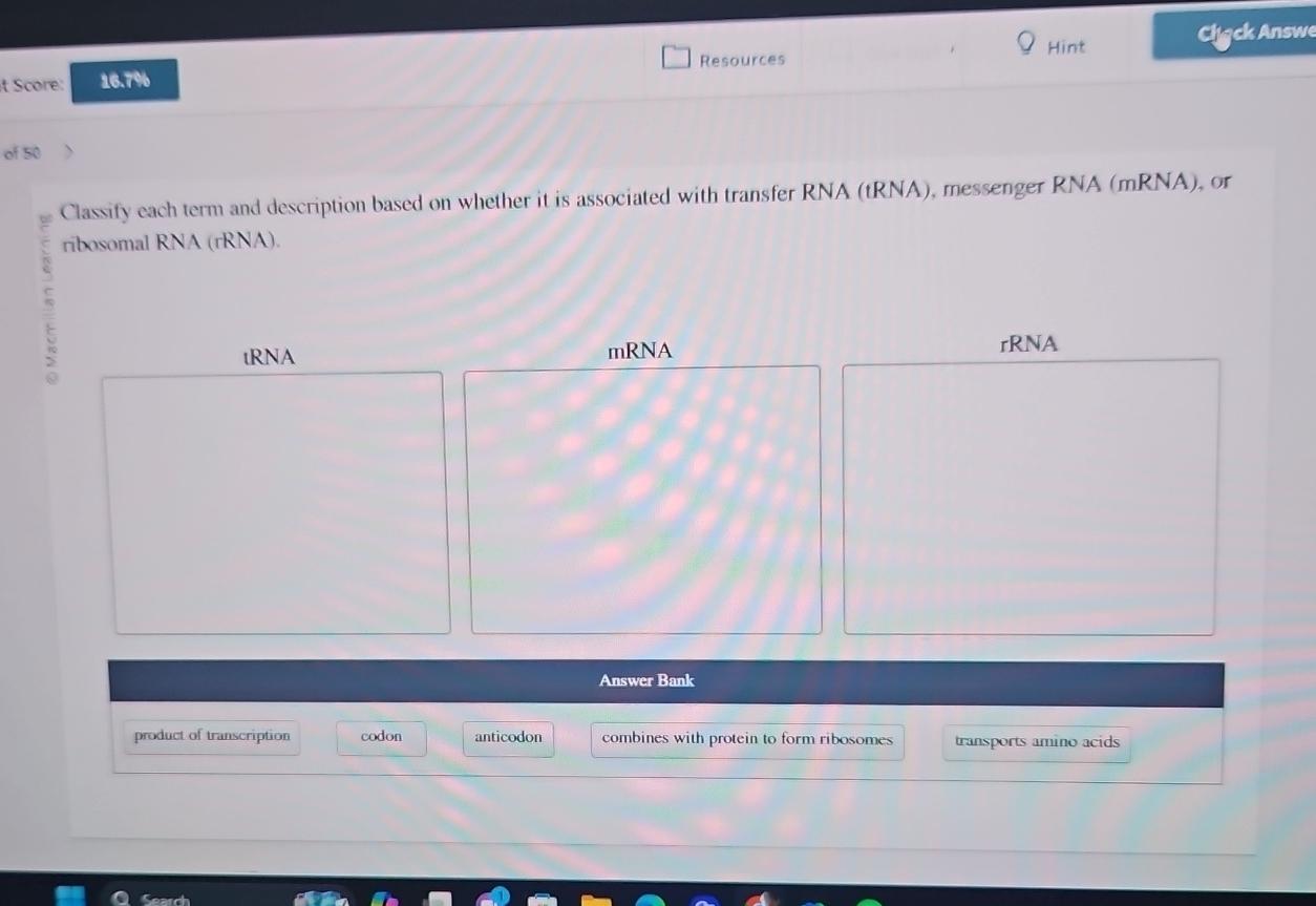 Solved Classify each term and description based on whether | Chegg.com