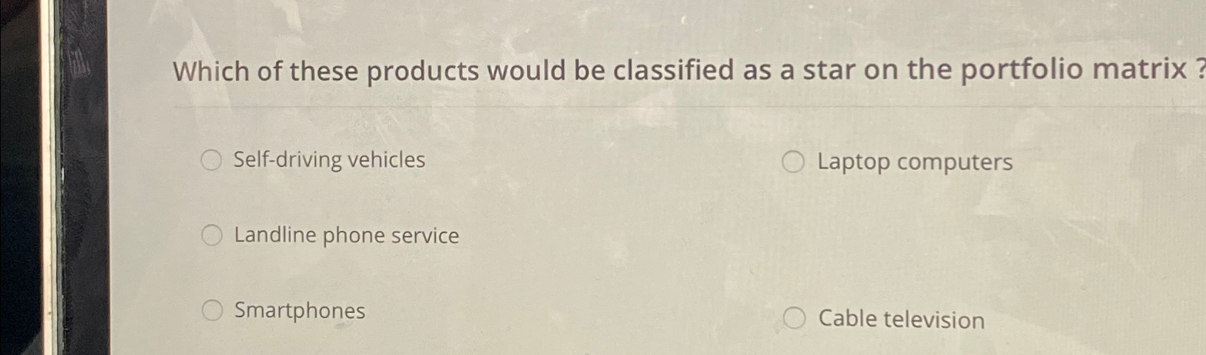 Solved Which of these products would be classified as a star | Chegg.com