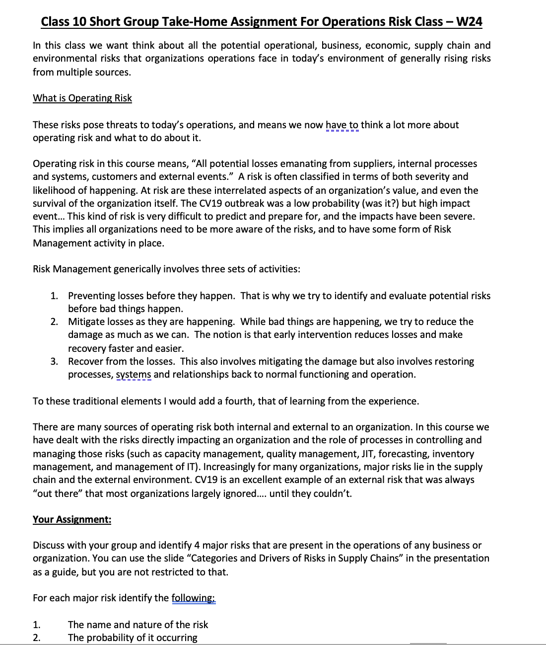 Solved Your Assignment:Discuss with your group and identify | Chegg.com