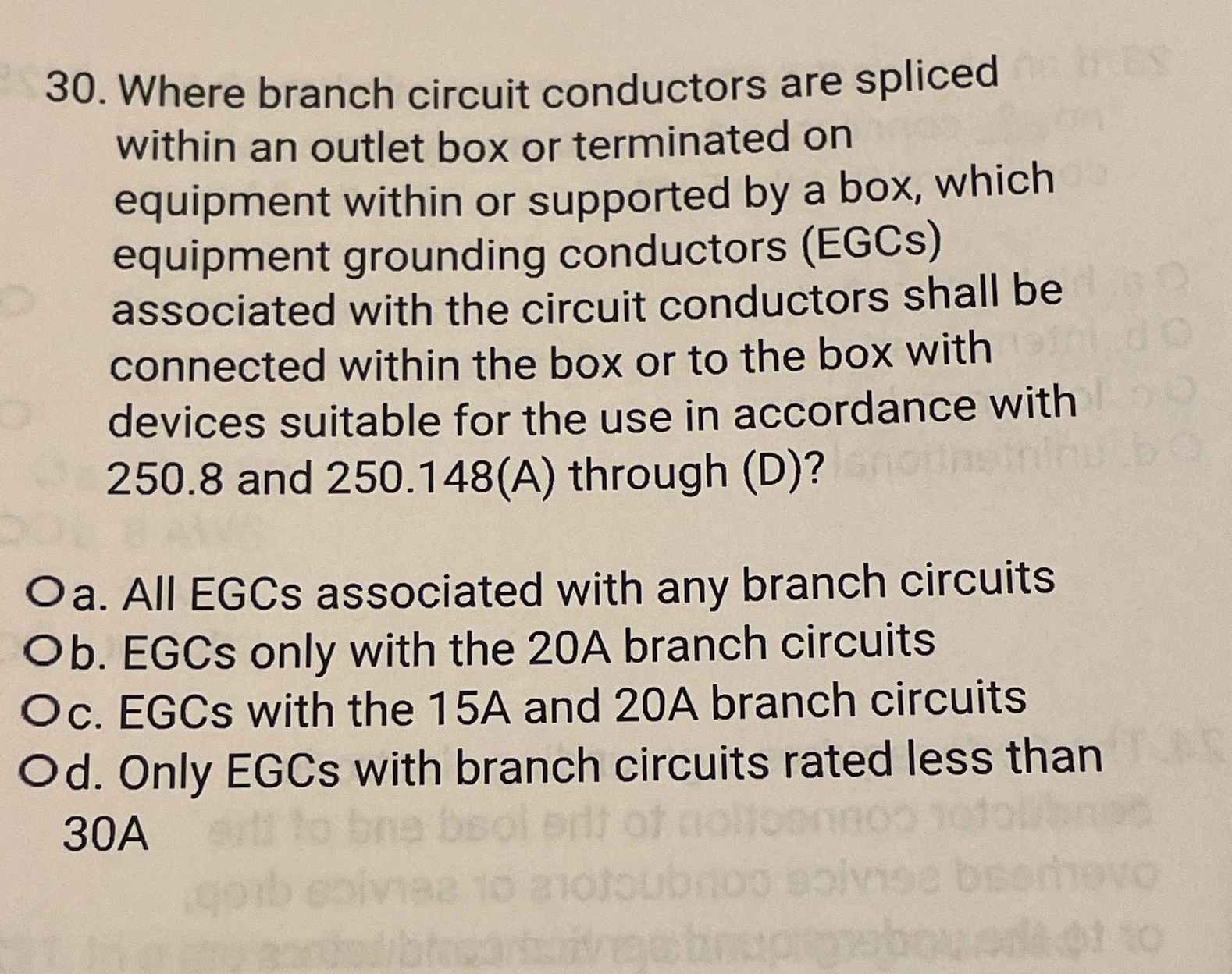 Solved Where branch circuit conductors are spliced within an | Chegg.com