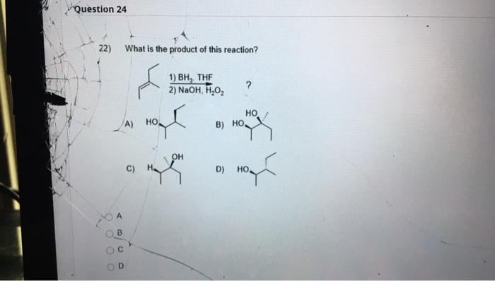 Solved Question 23 .8) What is the correct proton splitting | Chegg.com