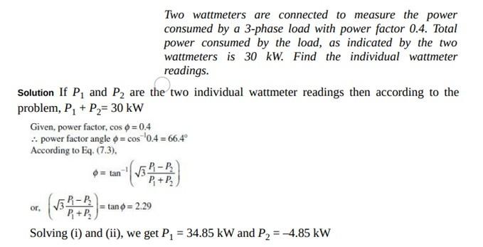 Solved Two wattmeters are connected to measure the power | Chegg.com Solved Two wattmeters are connected to measure the power | Chegg.com