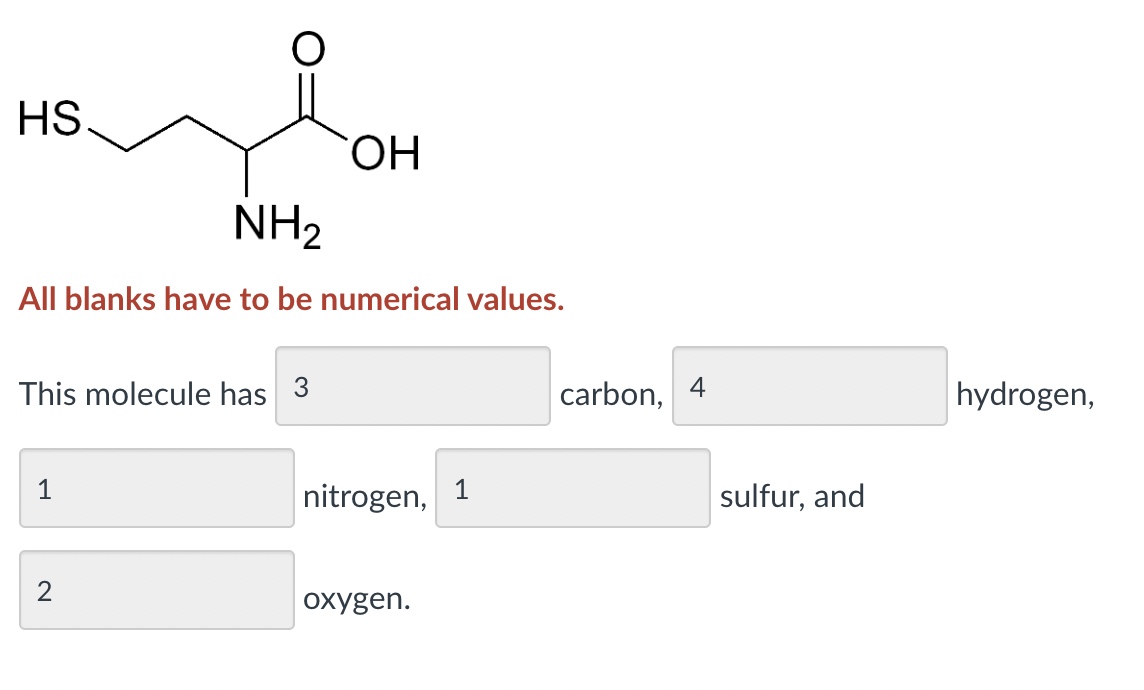 Solved chemistry All blanks have to be numerical values.This | Chegg.com