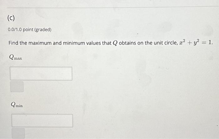 Solved Consider the quadratic form defined by | Chegg.com