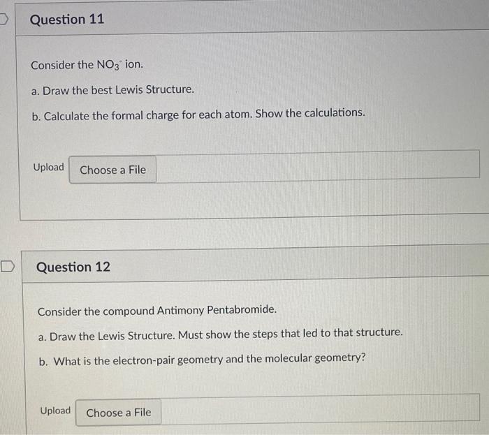 Solved Consider the NO3 ion. a. Draw the best Lewis | Chegg.com