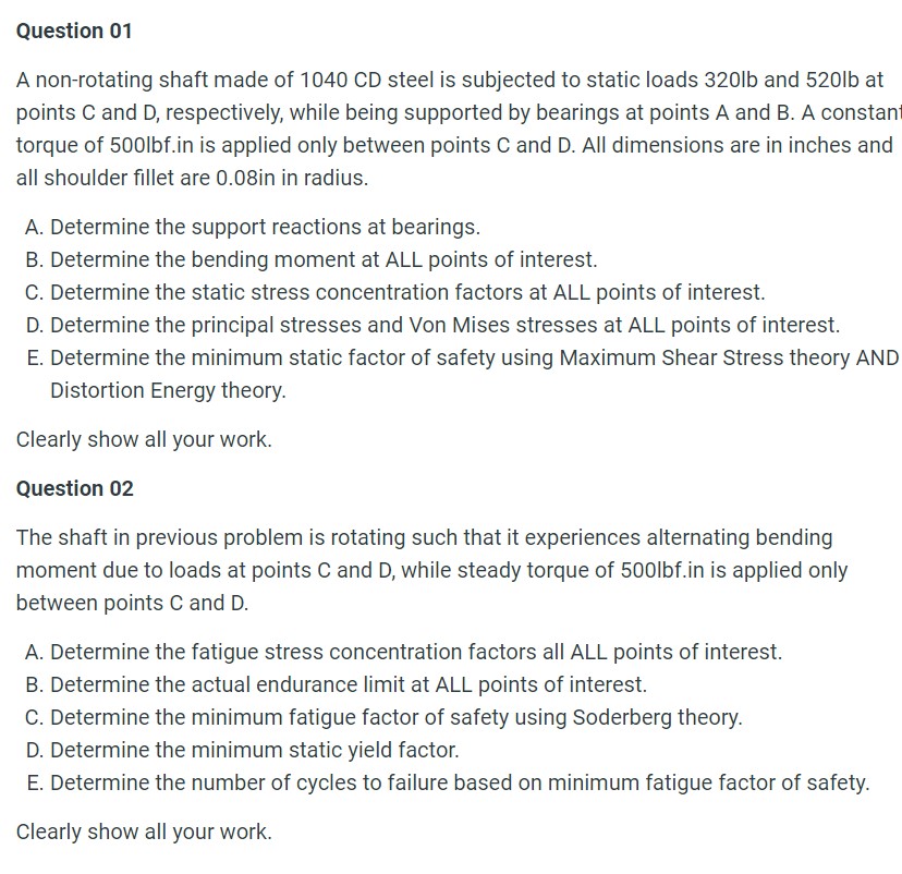 Solved Please answer both questionsQuestion 01A non-rotating | Chegg.com