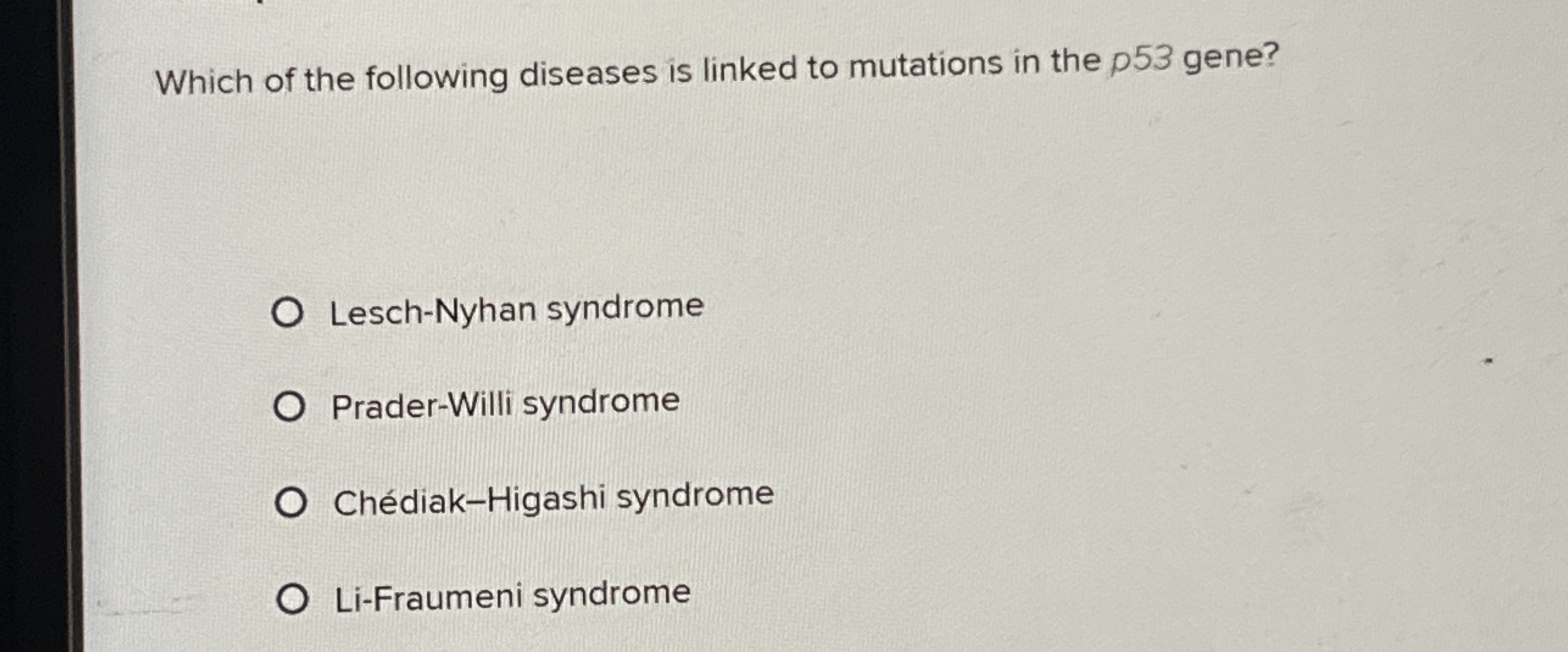 Solved Which of the following diseases is linked to | Chegg.com