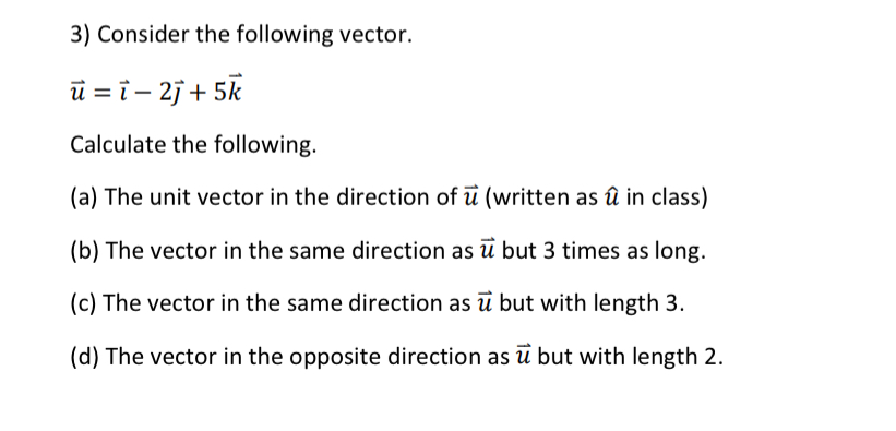 Solved Consider the following | Chegg.com