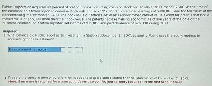 Solved Record the basic consolidation entry.Record the | Chegg.com