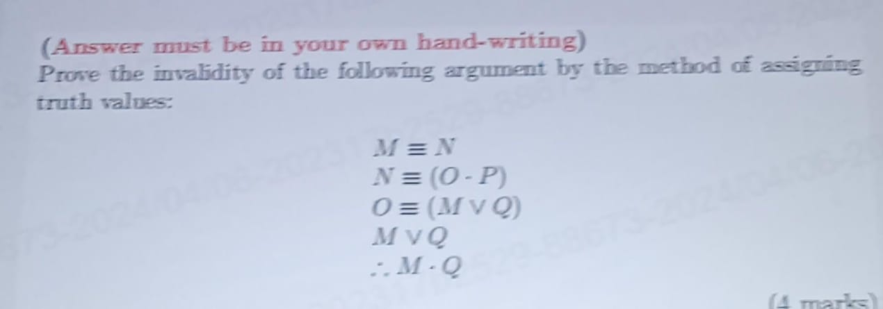 Solved (Answer must be in your own hand-writing) ﻿Prove the | Chegg.com