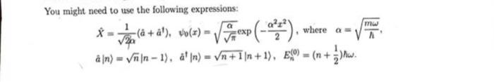 Solved Q Use The Variational Method To Estimate The Energy