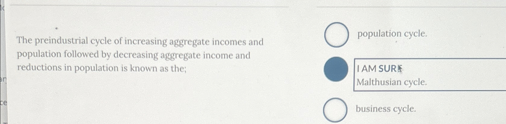 Solved The preindustrial cycle of increasing aggregate | Chegg.com