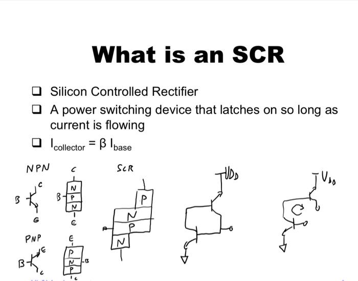 Find NPN, PNP, SCR (NPNP) devices in the process | Chegg.com