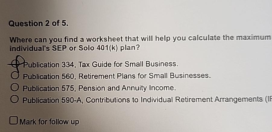 Solved Question 2 ﻿of 5.Where can you find a worksheet that | Chegg.com