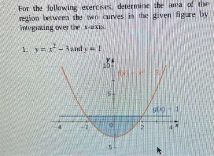 Solved For the following exercises, determine the area of | Chegg.com