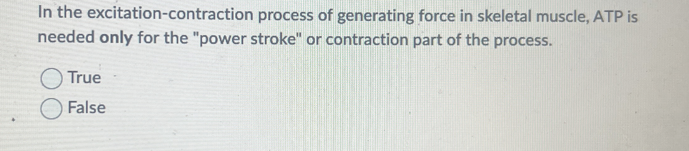 Solved In the excitation-contraction process of generating | Chegg.com