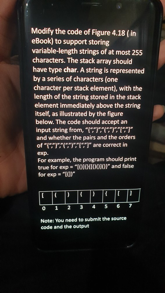 Solved Modify the code of Figure 4.18 ( in eBook) to support | Chegg.com