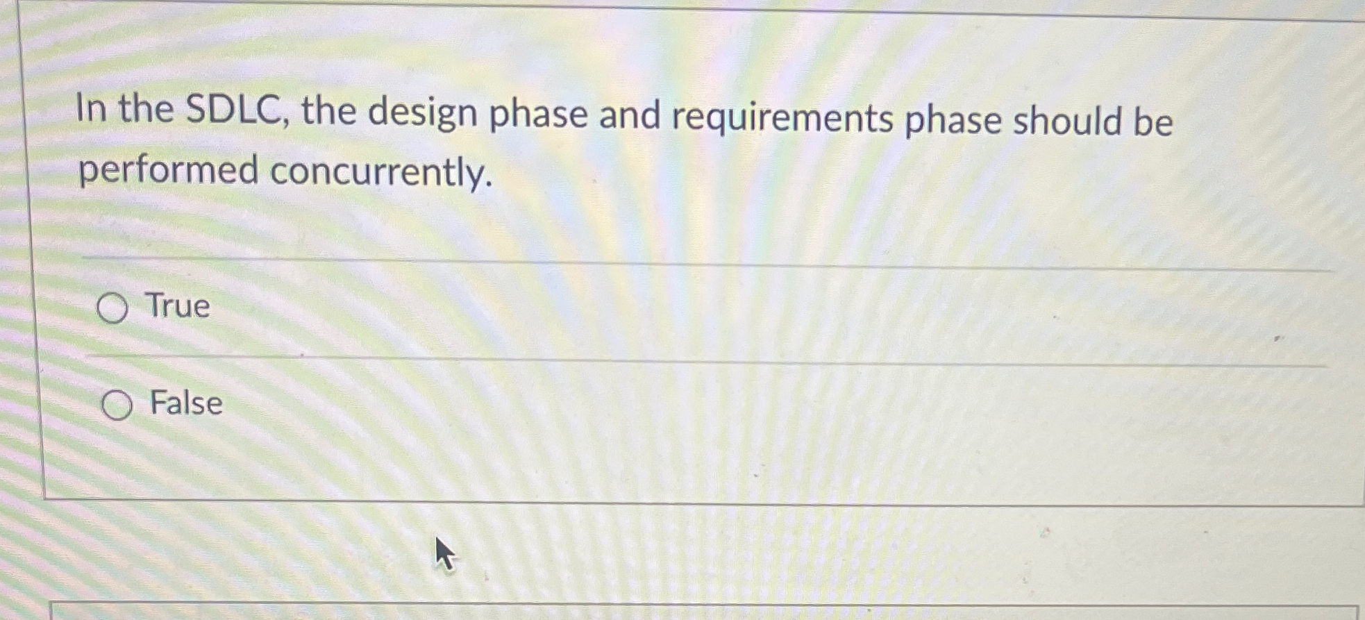 Solved In the SDLC, ﻿the design phase and requirements phase | Chegg.com